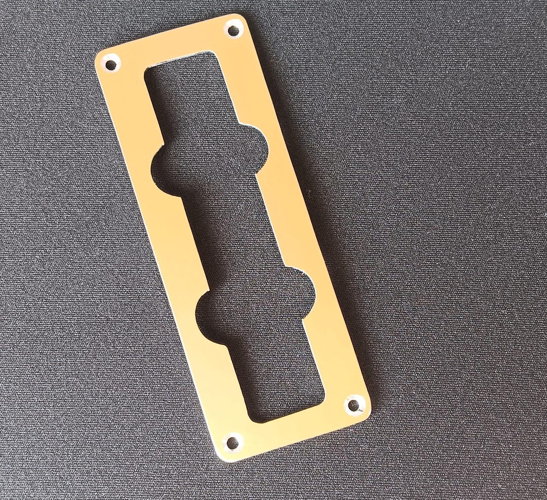 Pickup Surround to Fit US or MIM Jazz Bass Handmade in Gold, Black or ...