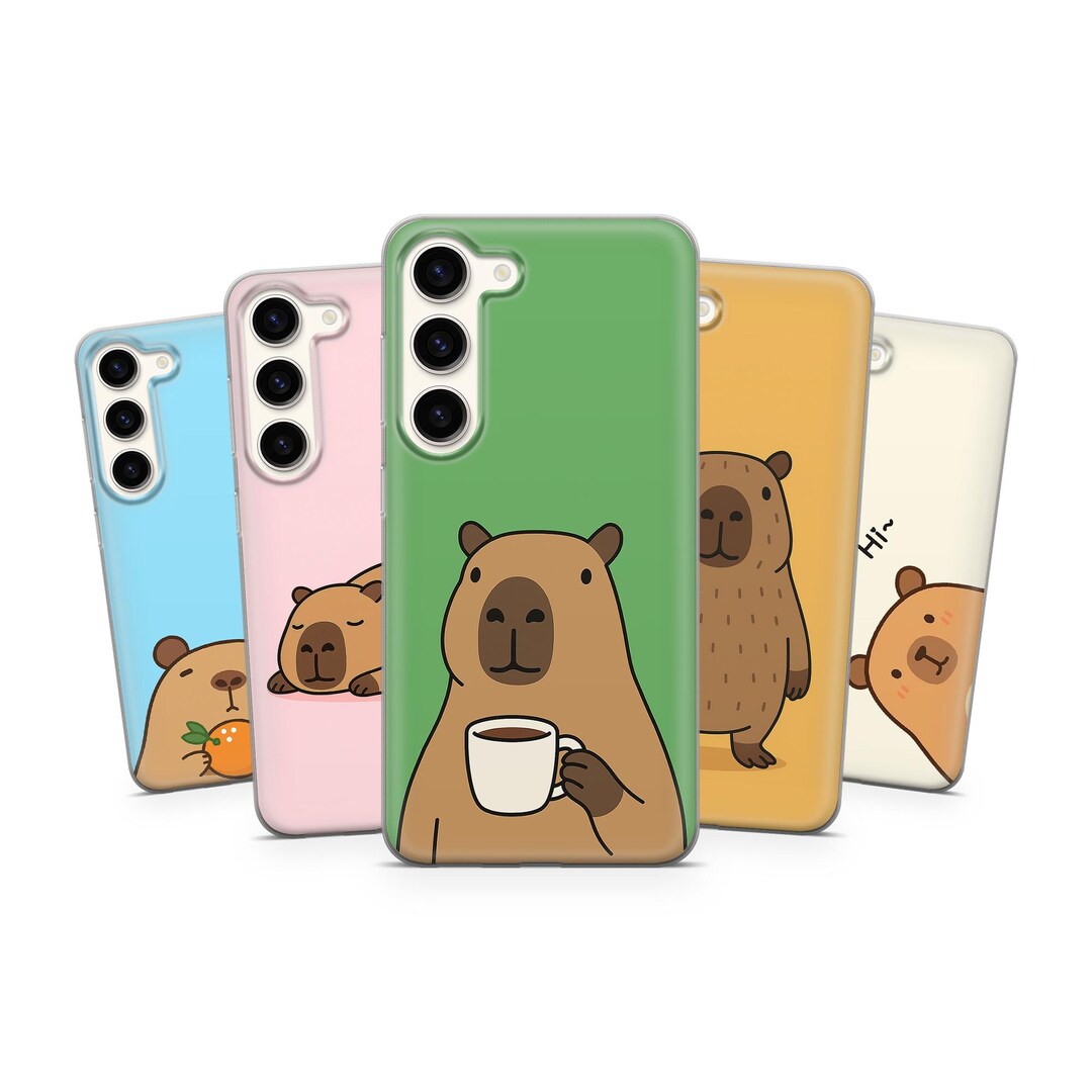 Funny Capybara Case Fit Samsung S26 Ultra, S25 FE, S24, Samsung S23 ...