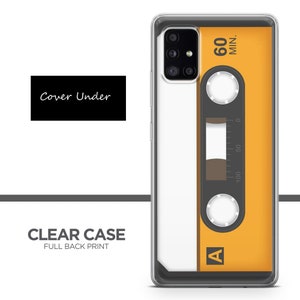 Vintage Audio Tape Phone Case Retro Cover Fit Samsung S25 Ultra, S24 FE ...