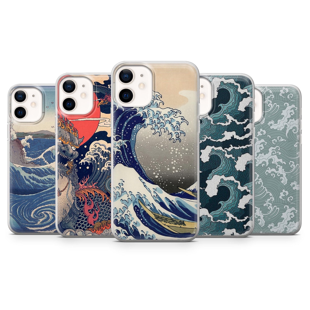Katsushika Hokusai Japanese Phone Case for iPhone 17 Pro Max, 16e, 15 ...