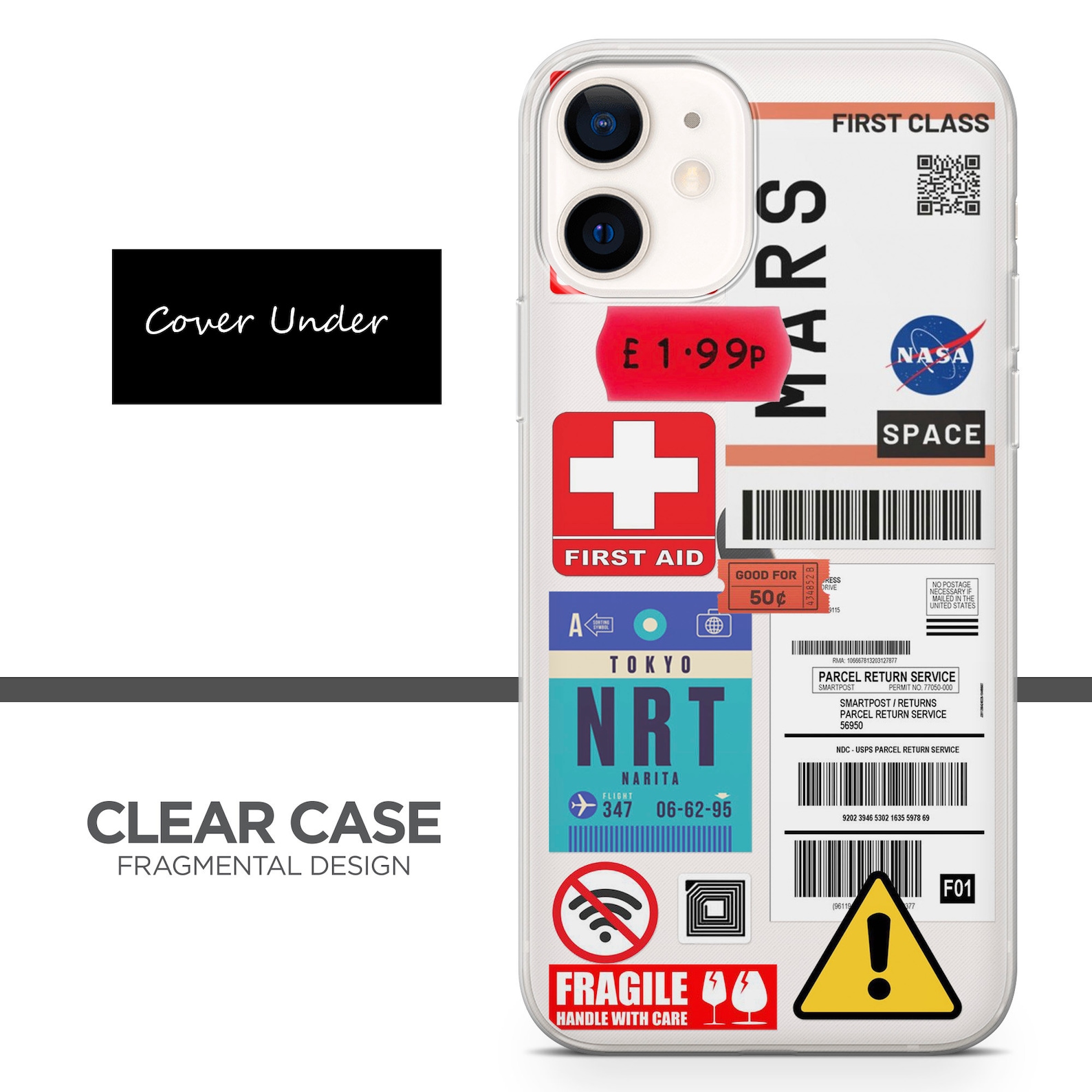 Stickers Case Collage Cover for iPhone 17 Pro Max, 16e, 15, 14, 12 ...