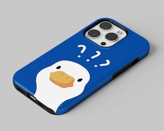 Funny Goose Phone Case Cute Duck Cover Fit for iPhone 15 Pro Max, 14 ...