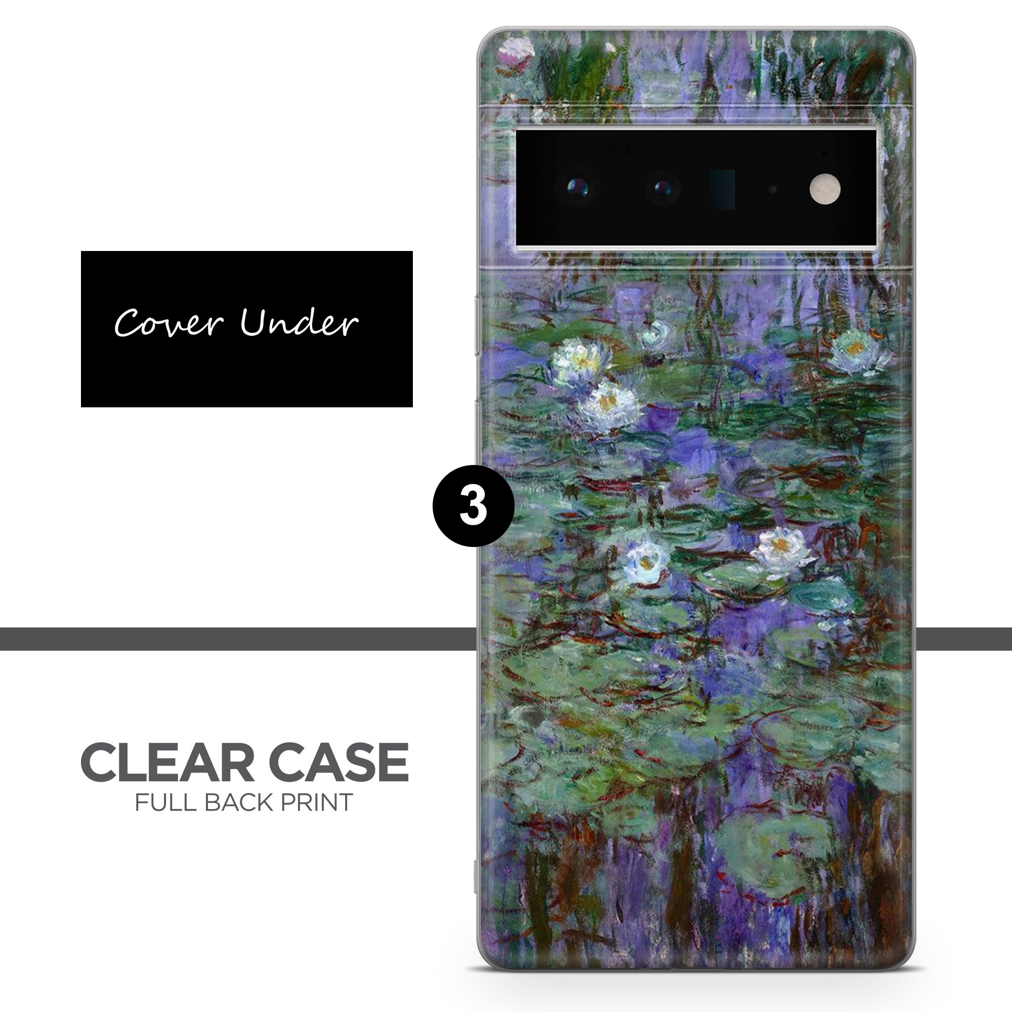 Claude Monet Case Fit Google Pixel 10, Pixel 9 Pro XL, Pixel 8, Pixel 7 ...