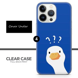 Funny Goose Phone Case Cute Duck Cover for iPhone 17 Pro Max, 16e, 15 ...