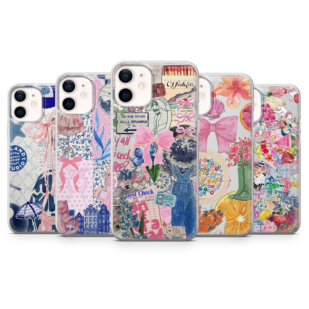 Coquette Collage Phone Case, Preppy Aesthetic for iPhone 17 Pro Max ...