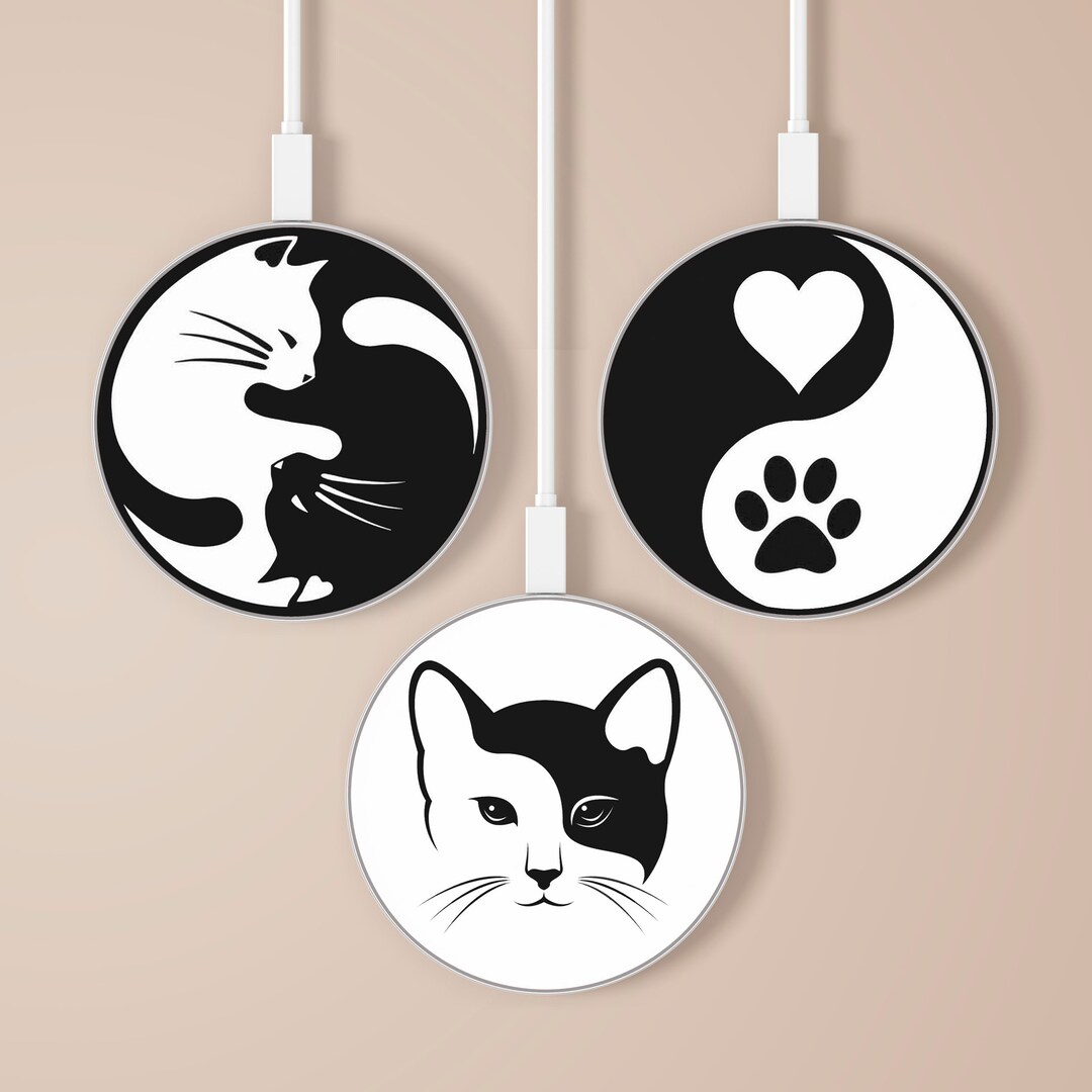 Cat Wireless Charger Cute Charging Station, Fast Charger for iPhone 13 ...