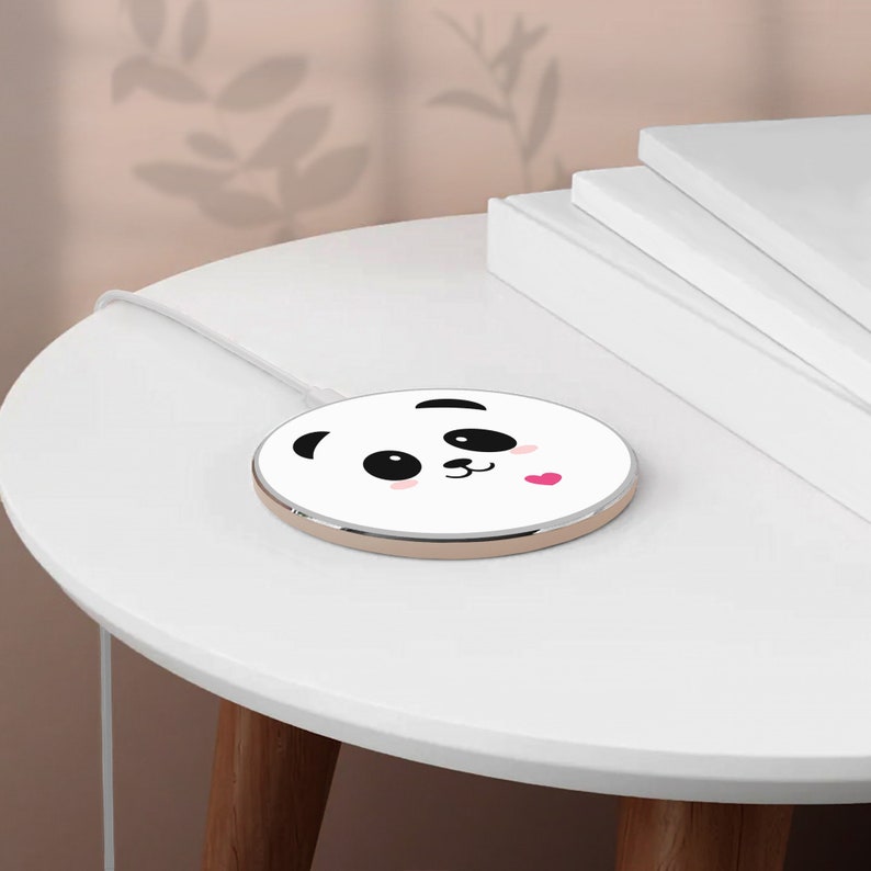 Cute Panda Wireless Charger Kawaii Charging Station for Iphone | Etsy