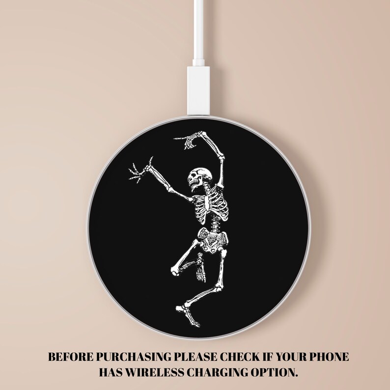 Skeleton Wireless Charger Cute Charging Station, Fast Charger for ...