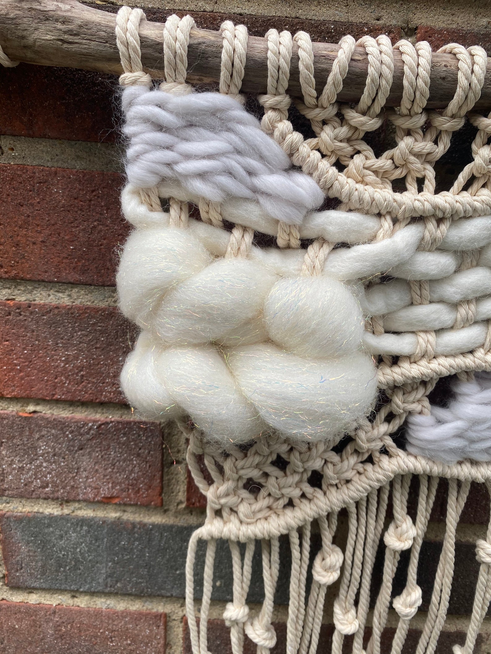 Macrame Weaving Wall Hanging ll Cream | Etsy