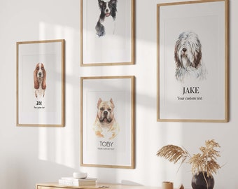 Custom Dog Poster - Etsy