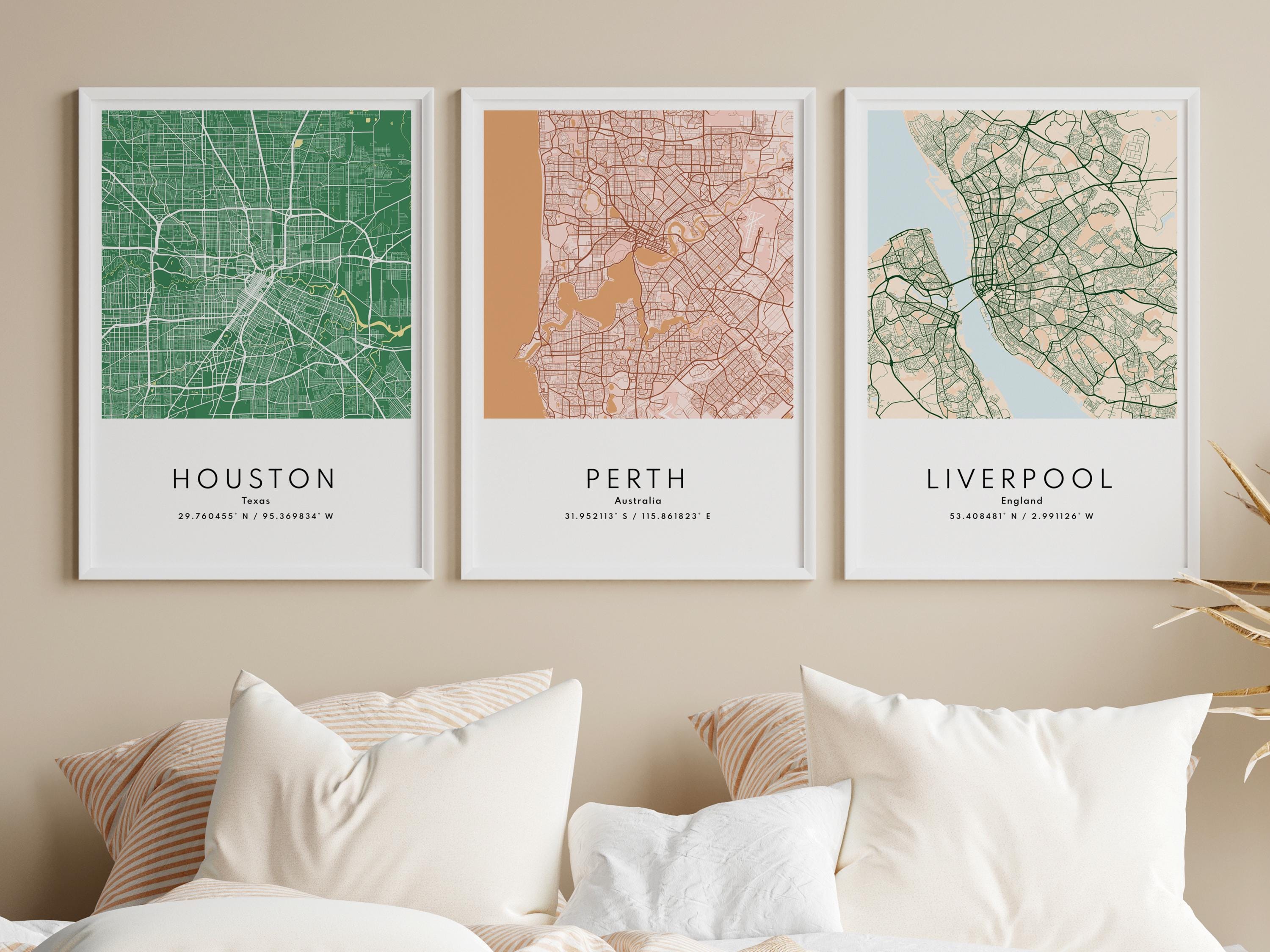 Custom Map Prints Any Location With 3 for 2 Offer - City Print City Map ...