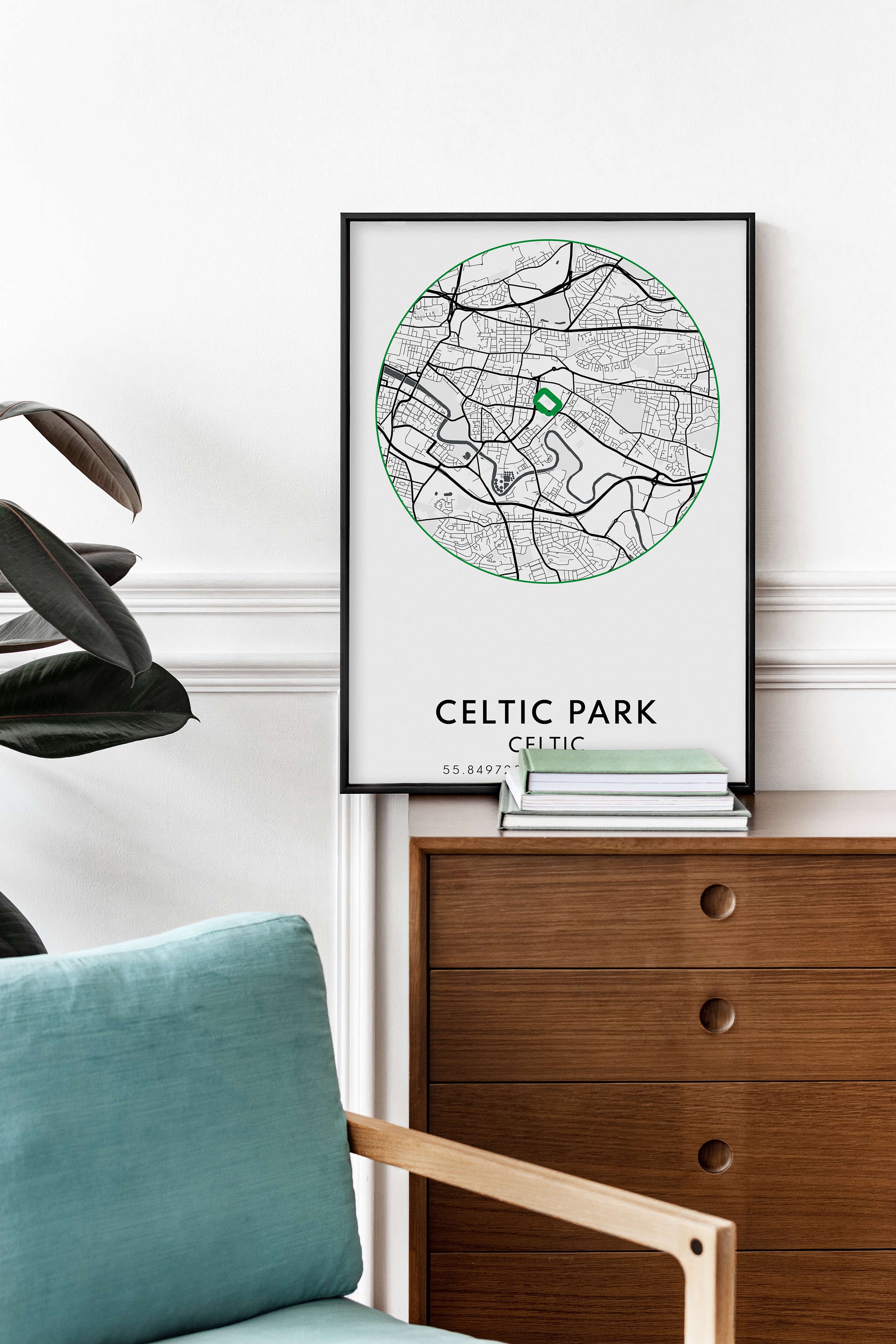 Manchester United Stadium Map Print: Old Trafford Giclée Art - Etsy UK