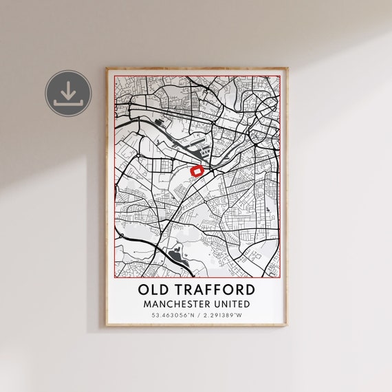 Manchester United Stadium Map