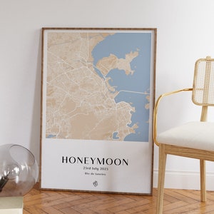 Met Engaged Married Maps, Met Married Home, Set of 3 Maps, Gift for ...