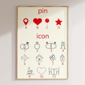 Engagement Gift for Couple • Where We Got Engaged Map • Personalized ...