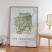 Set of 4 Custom Map Print, Personalized City Map Prints, Any Location ...