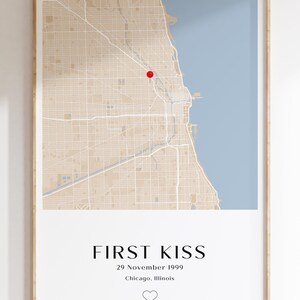 Engagement Gift for Couple • Where We Got Engaged Map • Personalized ...
