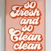 So Fresh and so Clean Clean Digital Poster, Bathroom Print, Laundry ...