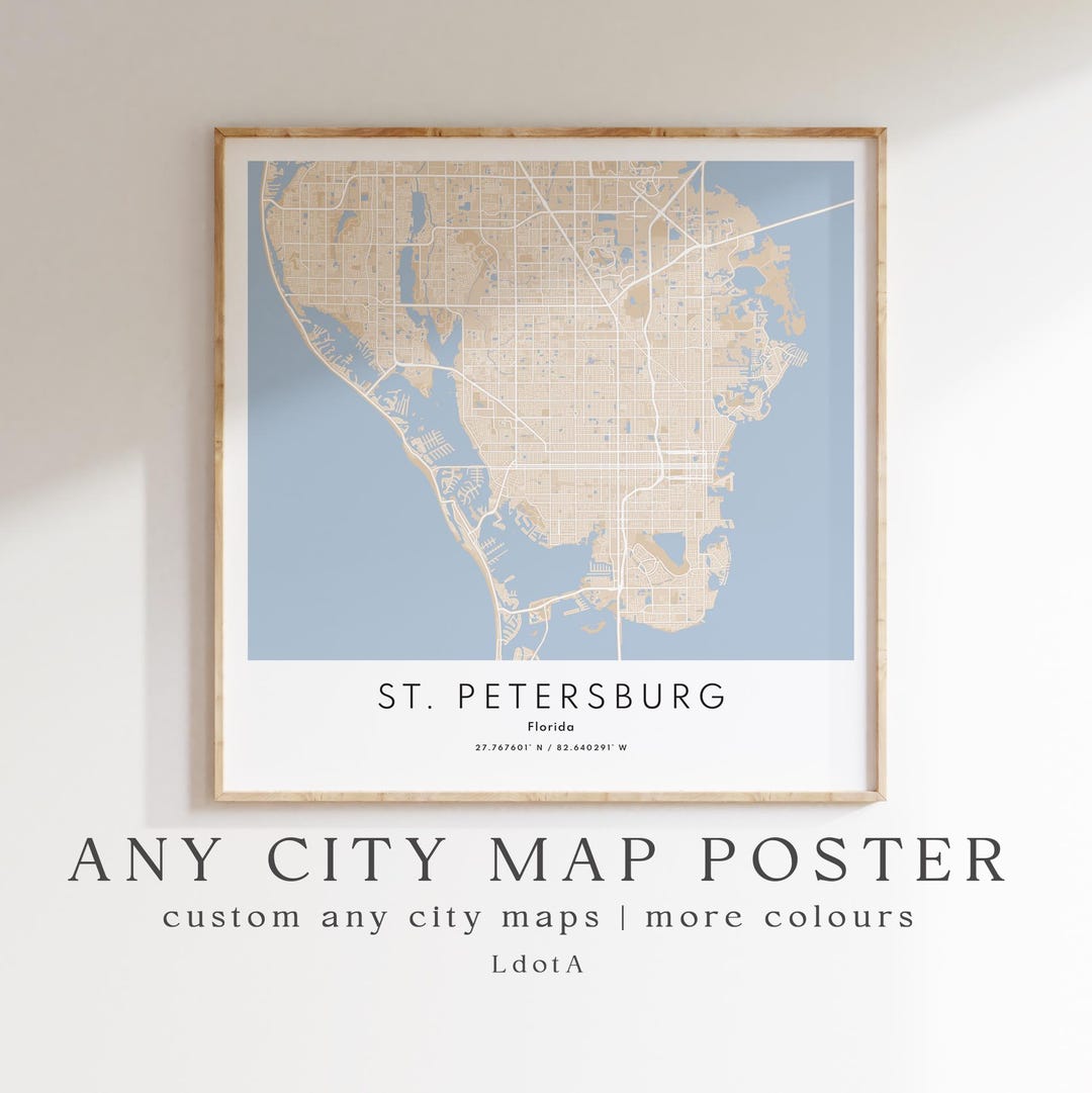 Set of 3 Custom City Map Prints: Personalized Travel Wall Art - Etsy