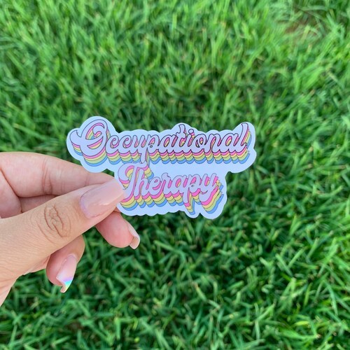Occupational Therapy Sticker Occupational Therapist Floral | Etsy