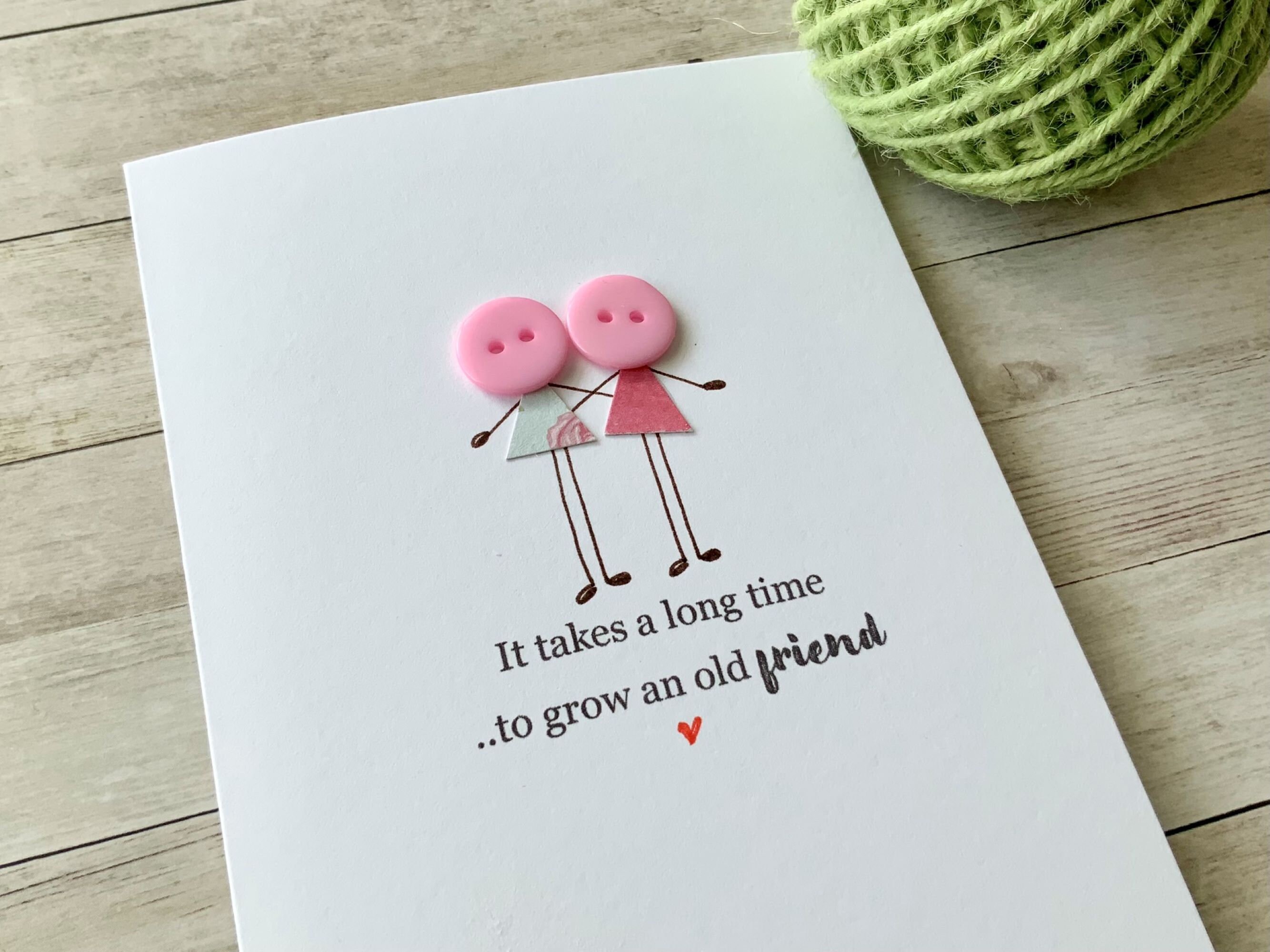 It Takes A Long Time to Grown an Old Friend Card Friends - Etsy