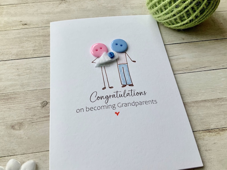 Congratulations on Becoming Grandparents Card - Etsy UK