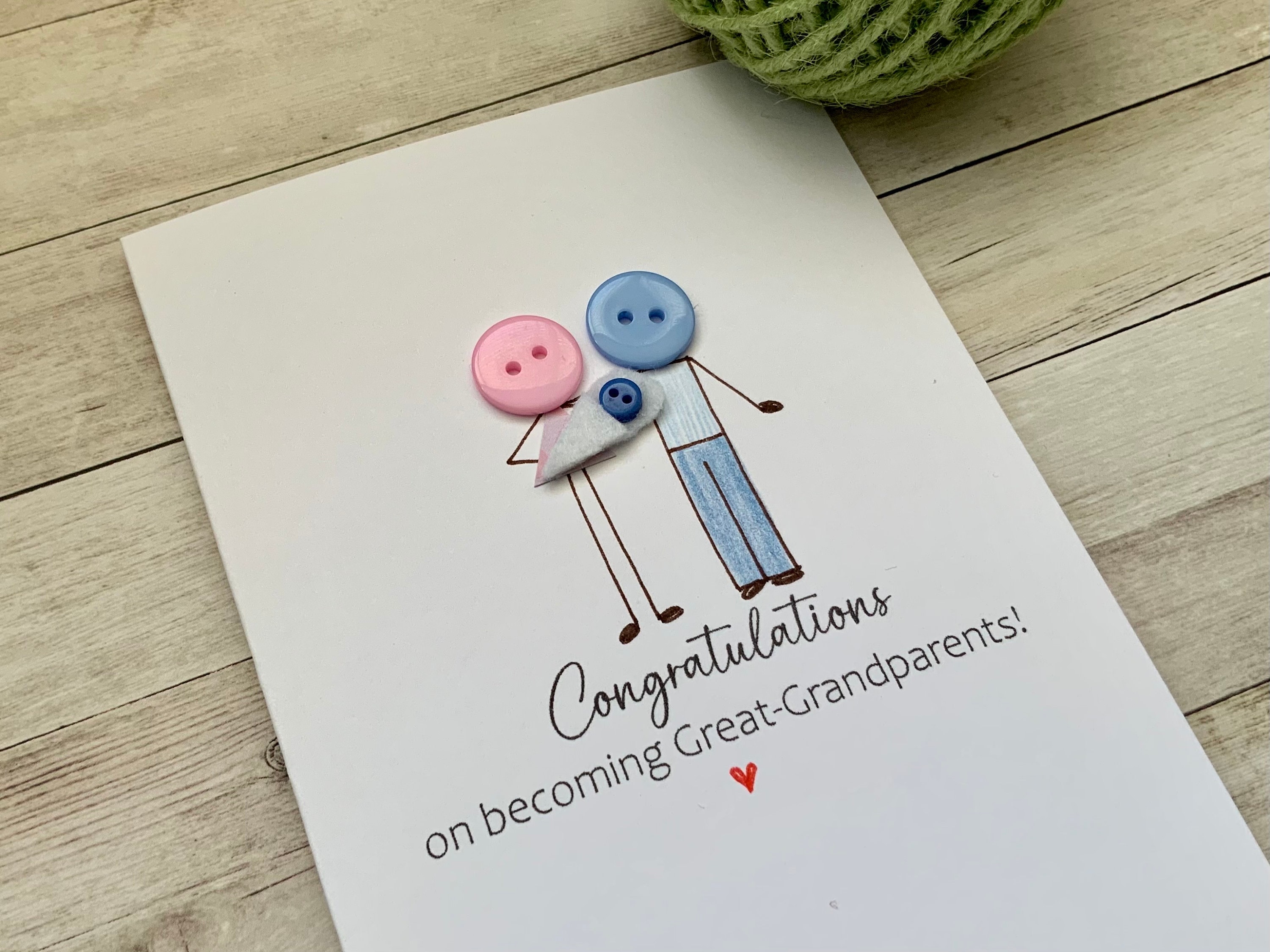 Congratulations on Becoming Great Grandparents Card - Etsy