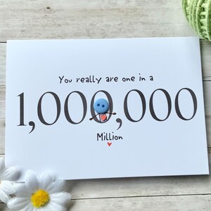 One in A Million Card, Supportive Friend, You Are Amazing Card, - Etsy