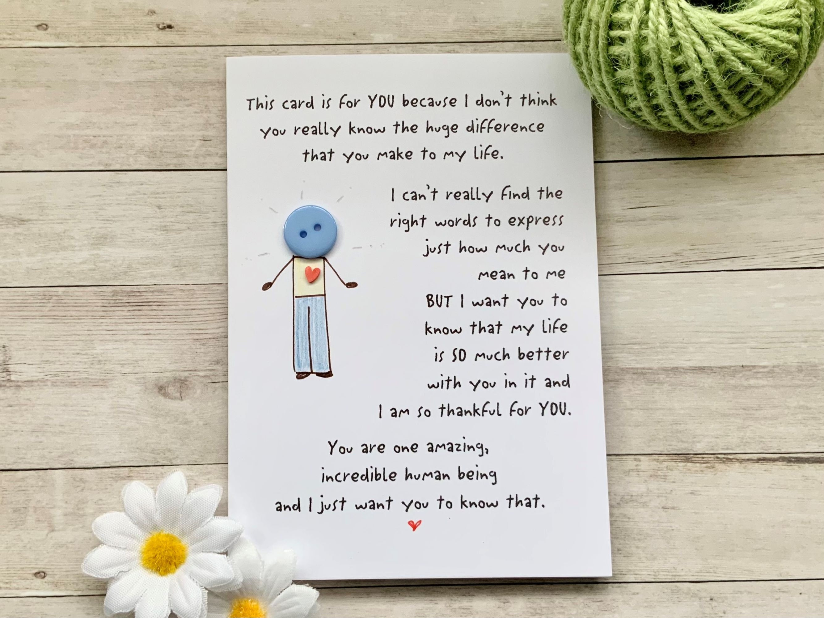 Incredible Human Being Card Tough Times Card Supportive - Etsy UK