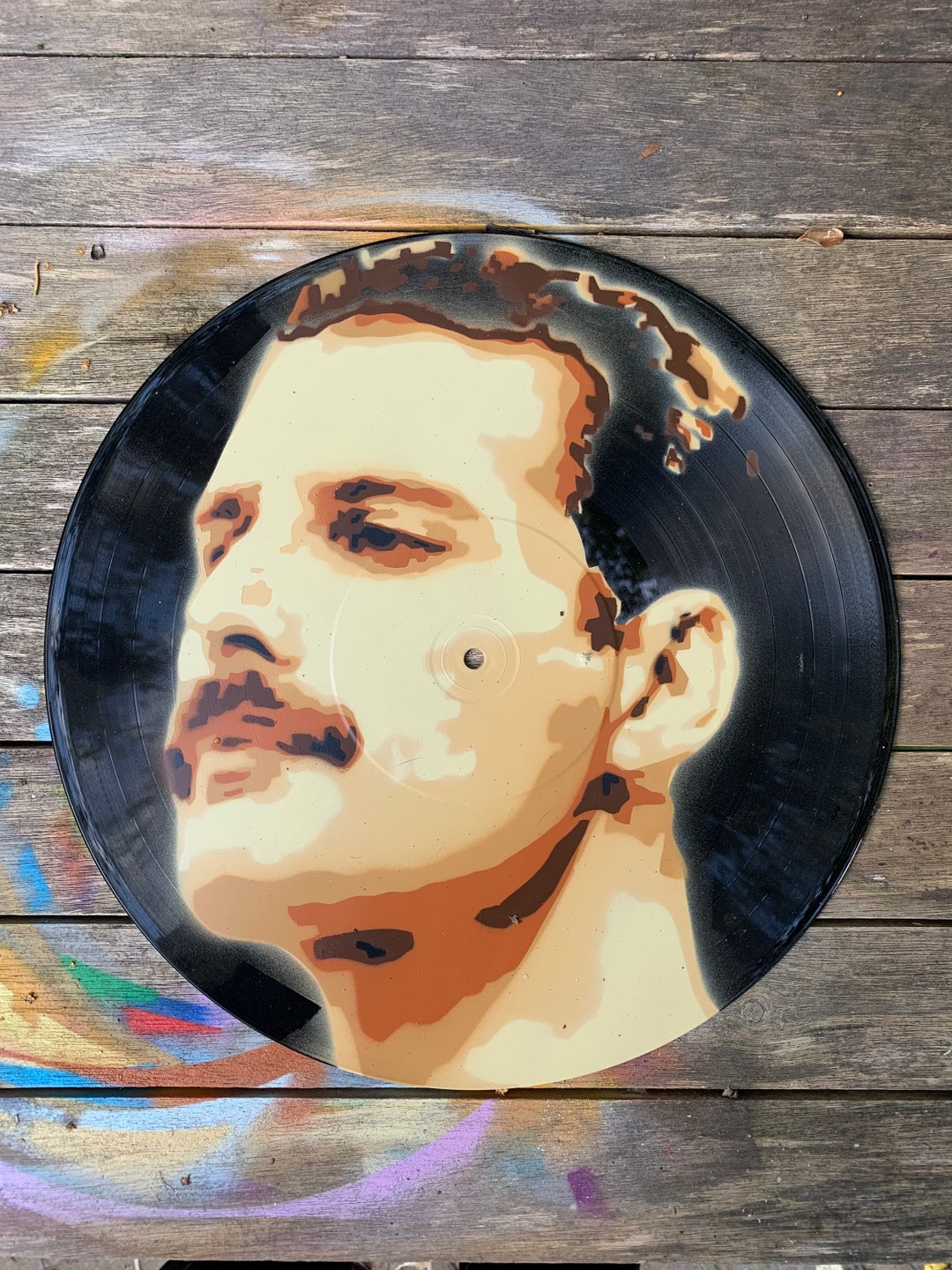 Freddie Mercury, Queen, Original, Spray Painting, Stencil, Street Art ...