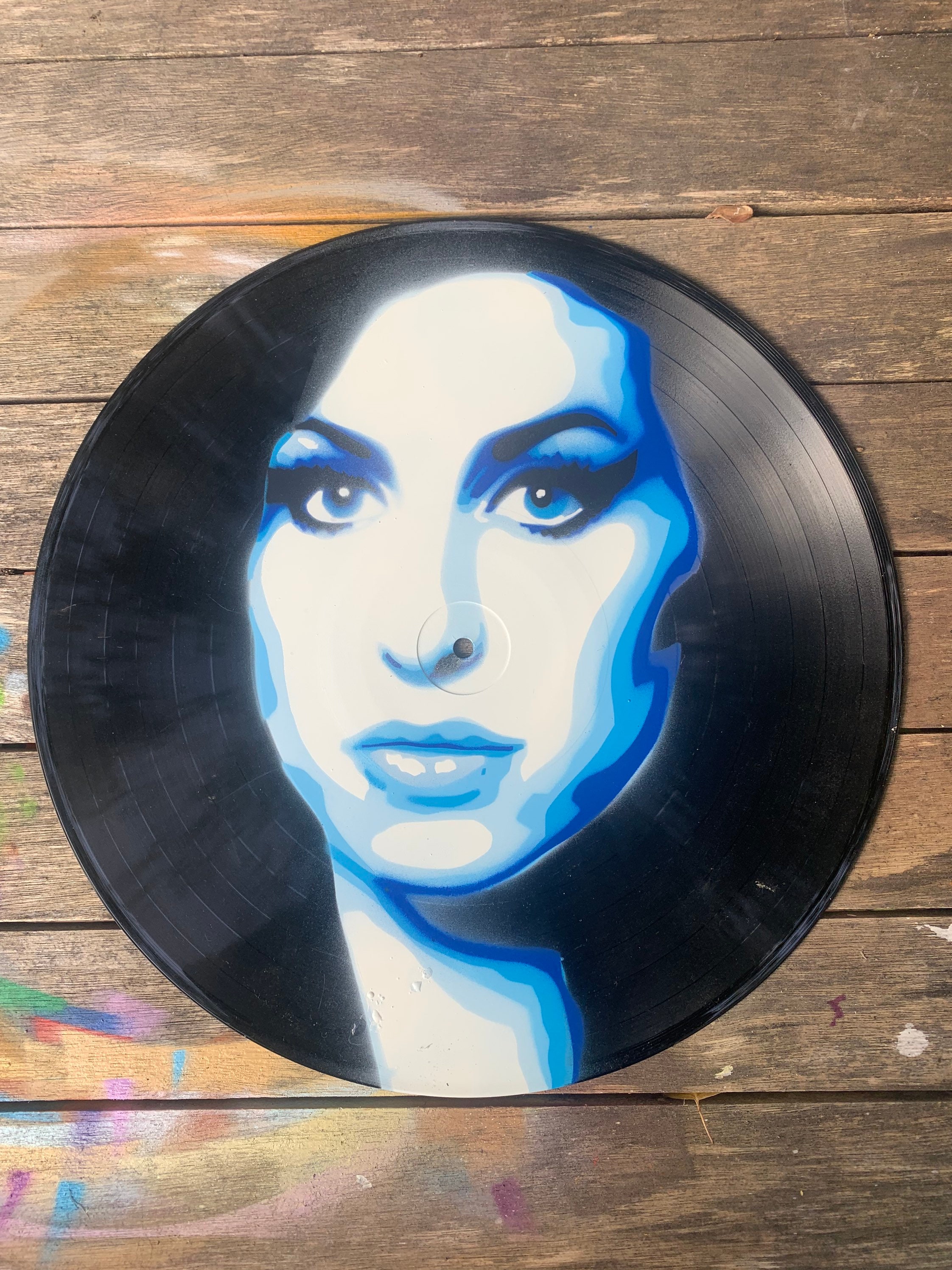 Amy Winehouse - Original, Spray Painting, Stencil, Street Art, Graffiti ...