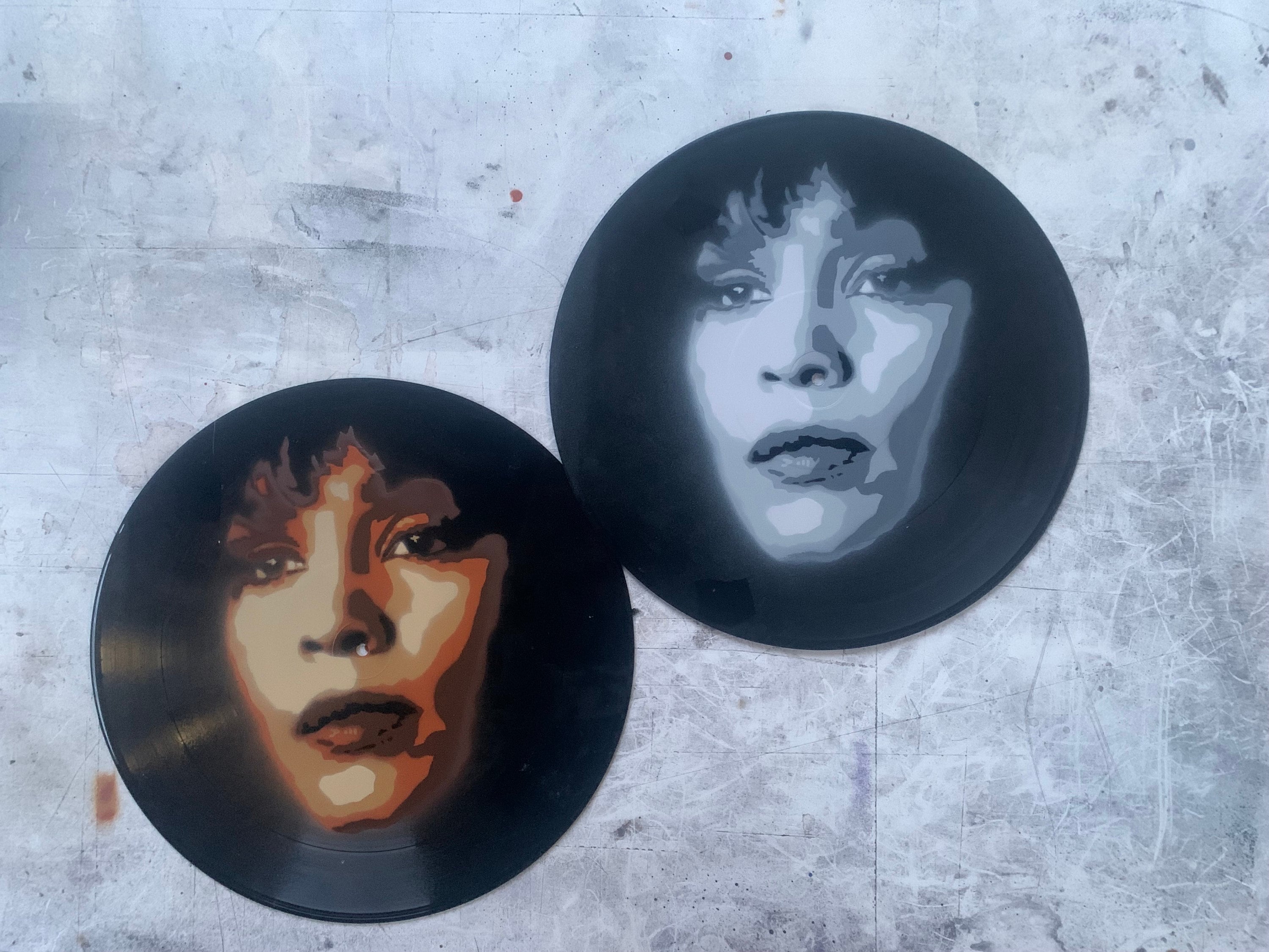 Whitney Houston, Original, Spray Painting, Stencil, Street Art ...