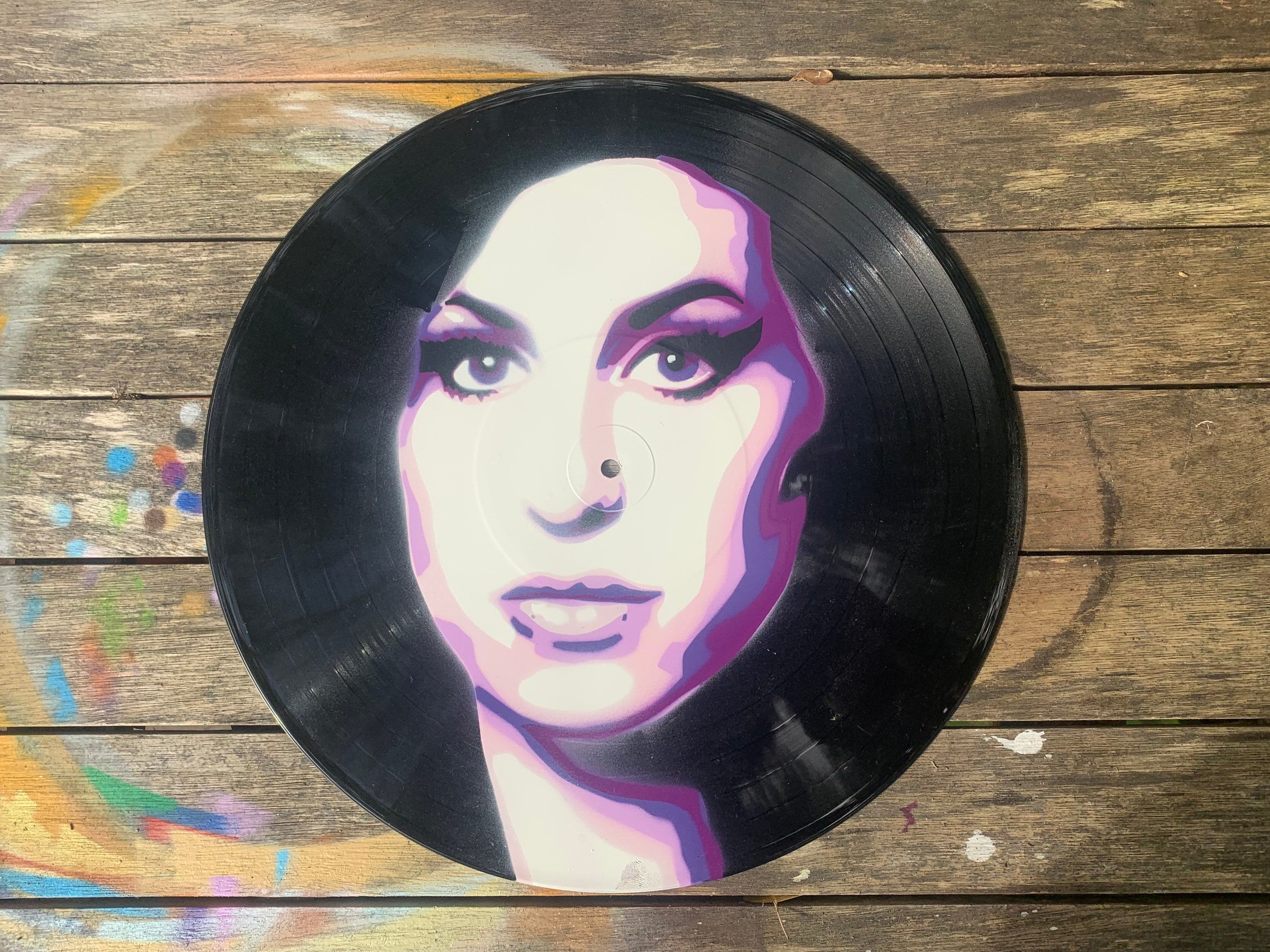 Amy Winehouse - Original, Spray Painting, Stencil, Street Art, Graffiti ...