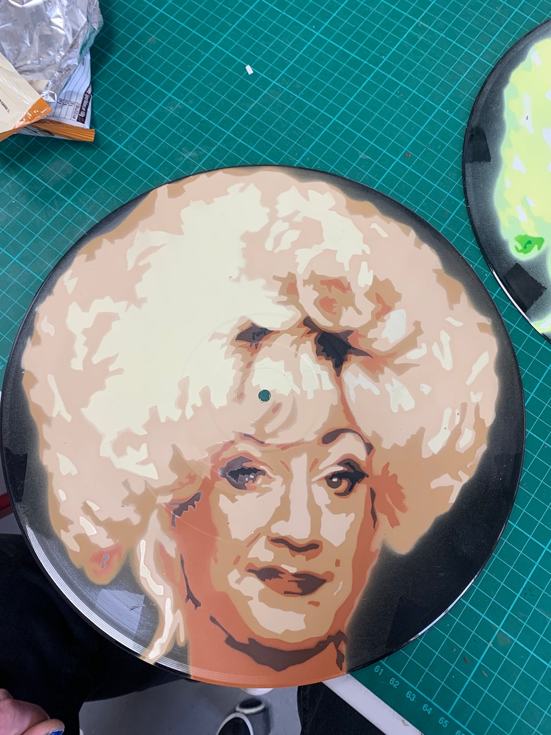 Lily Savage - Original Stencil Spray Painting - Etsy
