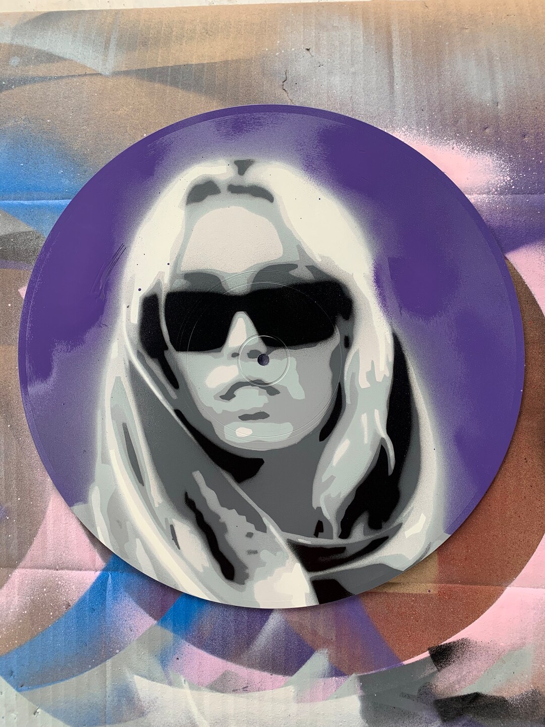 Miley Cyrus - Original Stencil Spray Painting - Etsy