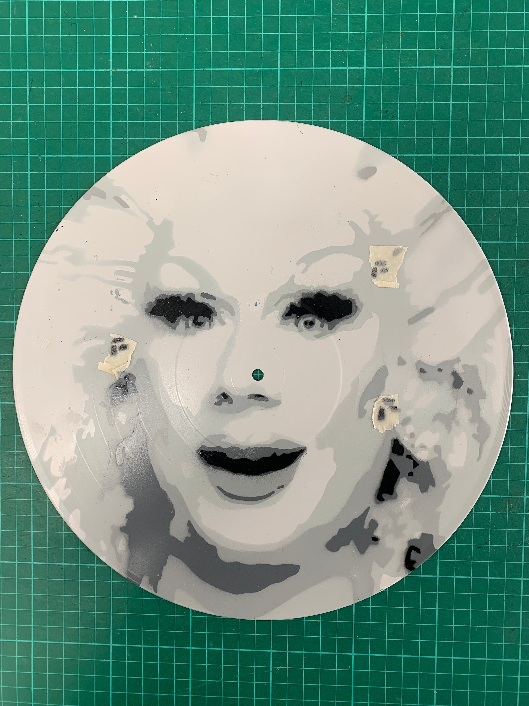 Original Jimbo the Drag Clown, Stencil and Spray Paint - Etsy
