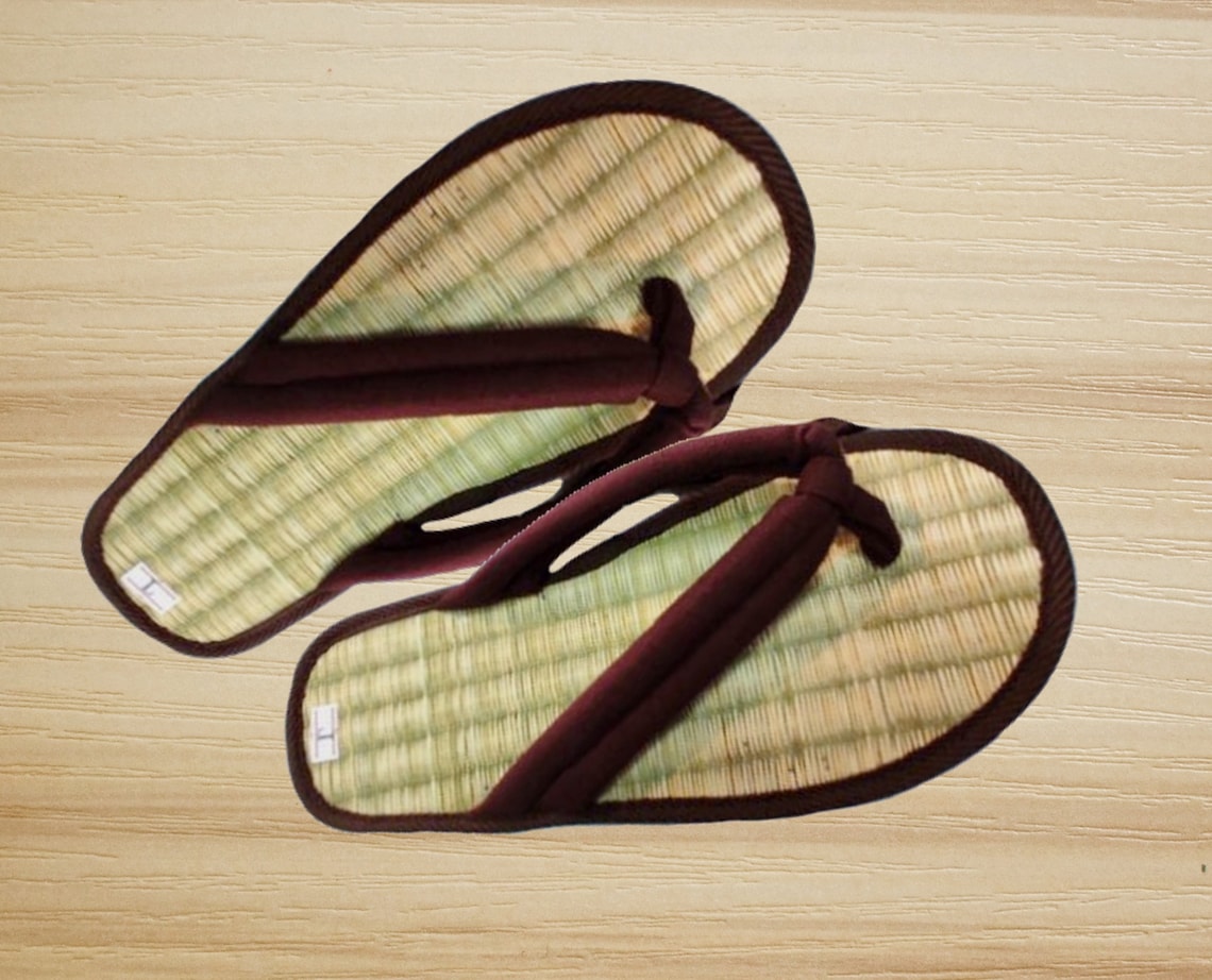 Brown Thin Slippers flip Flop Slippers papyrus Slippers indoor Slippers ...