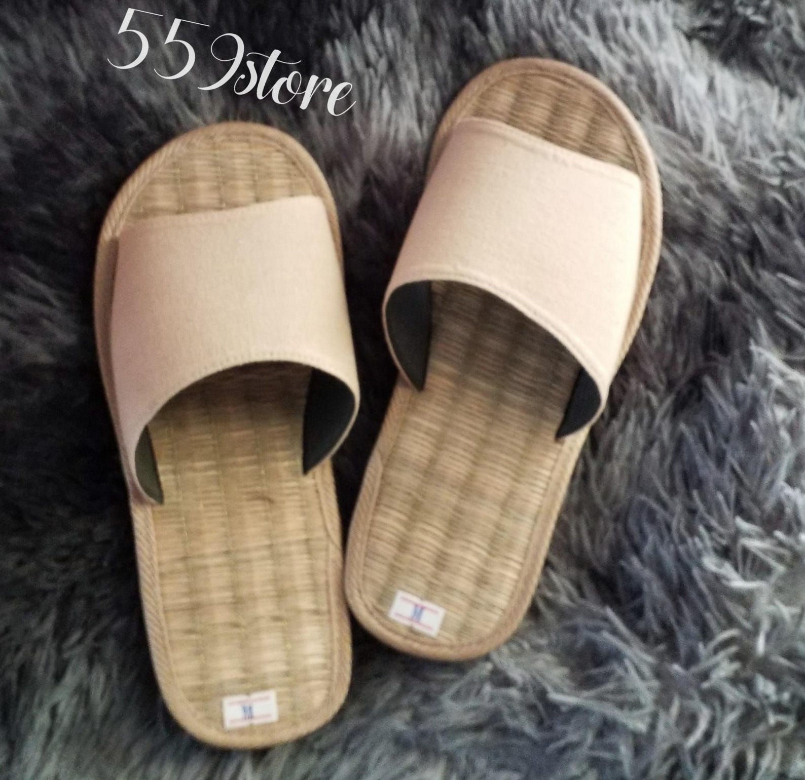 House Slippers -handmade Thin Slippers -papyrus Slippers -indoor ...