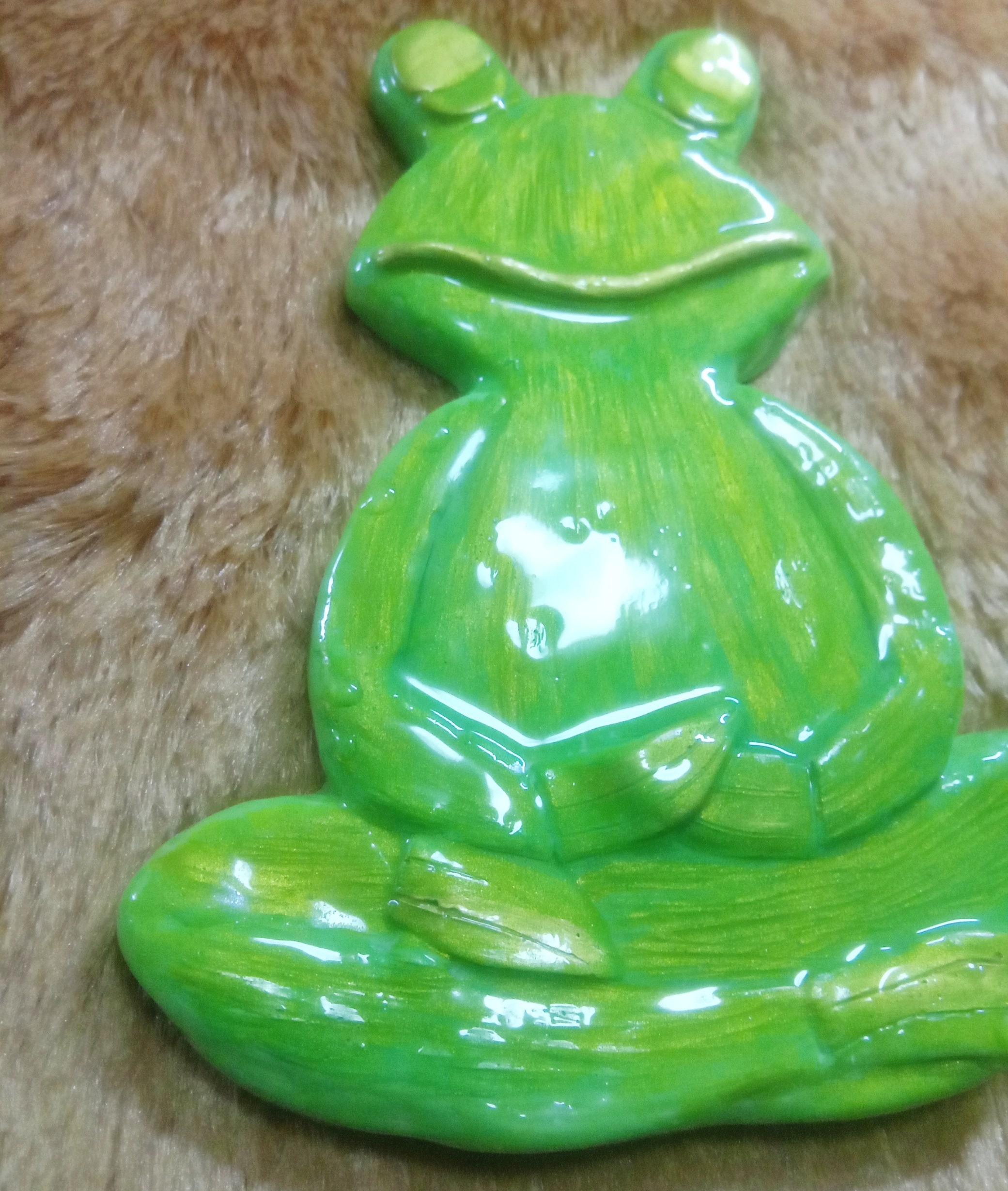 Meditating Frog Wall Decor, 3d Wall Art, Statue Wall Decor, Animal ...