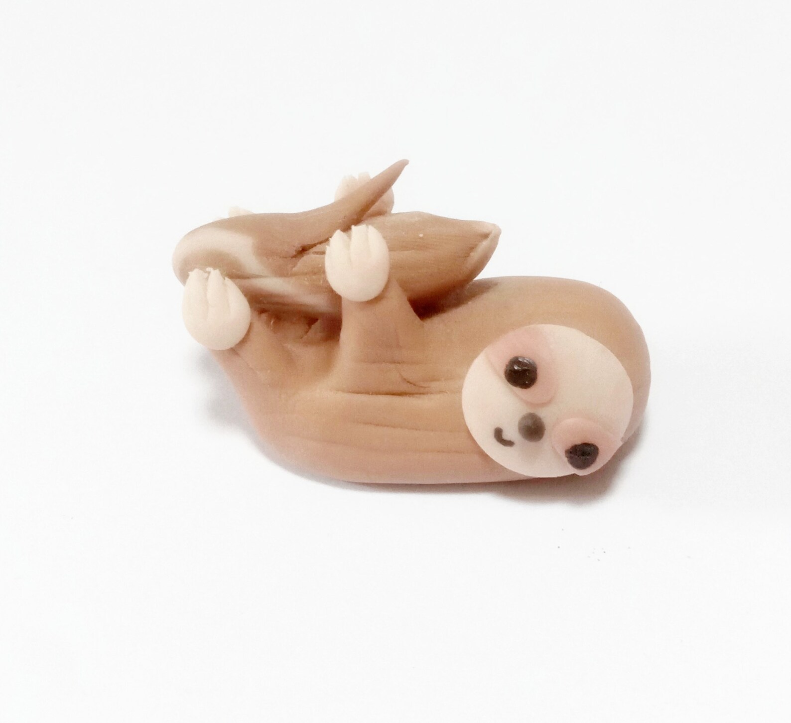 Mini Sloth Figurine Miniature Animal Clay Figure dollhouse - Etsy