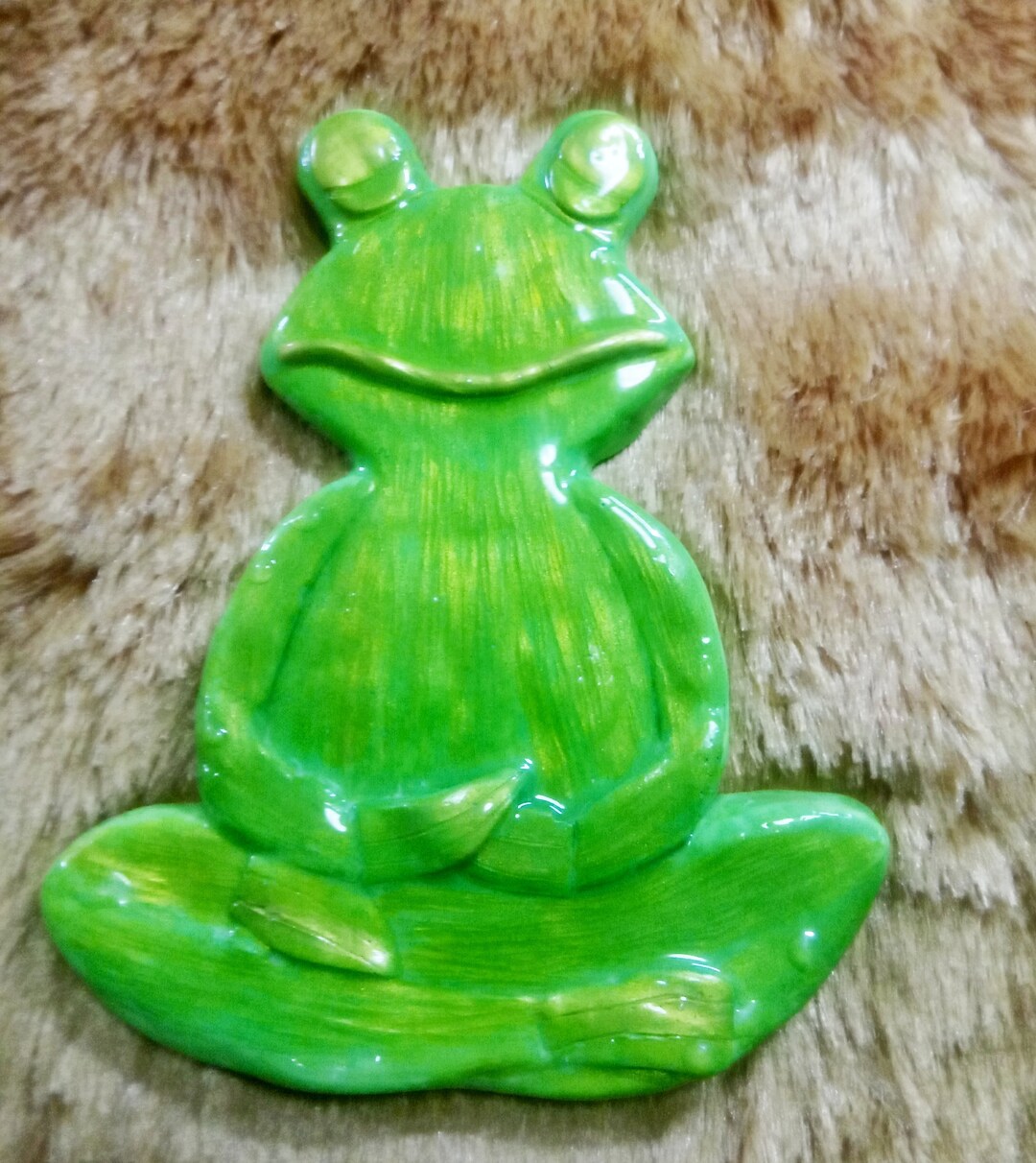 Meditating Frog Wall Decor, 3d Wall Art, Statue Wall Decor, Animal ...