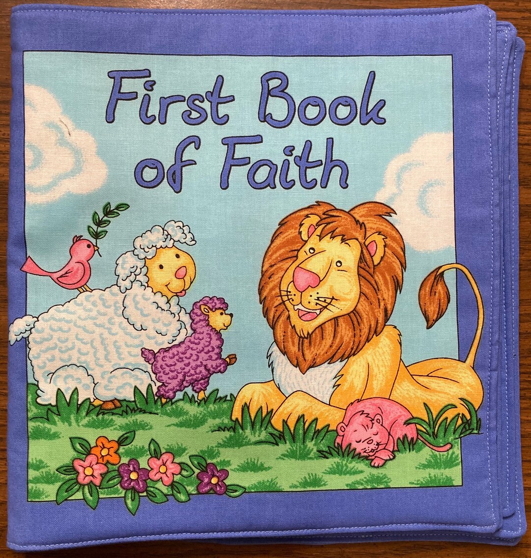 Book of Faith Cloth Book - Etsy