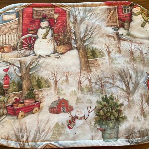 Winter Placemats - Etsy