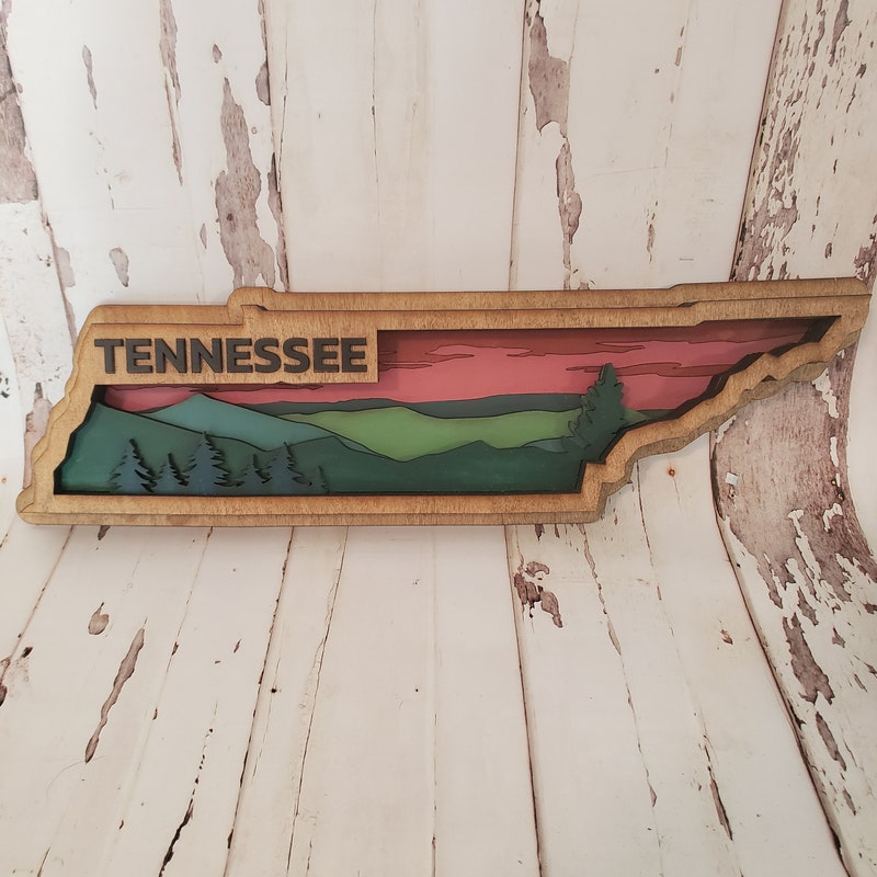 Tennessee Wood Sign - Etsy