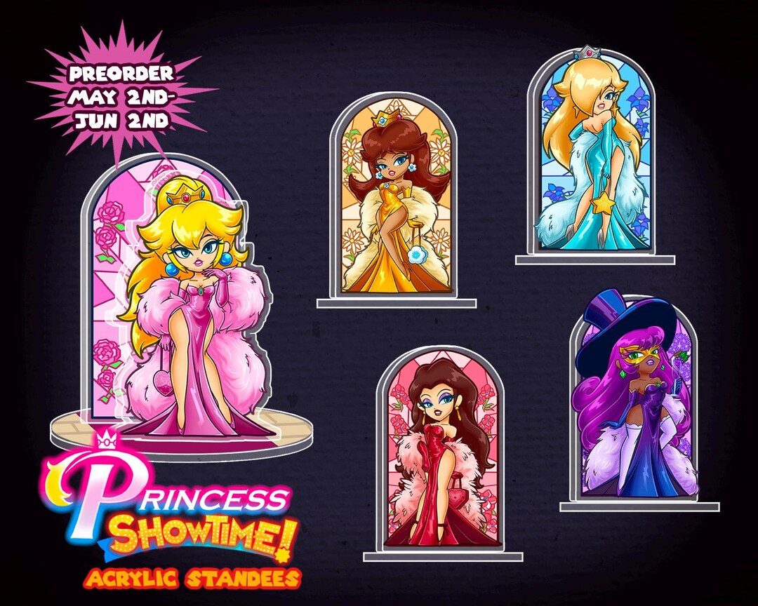 Princess Showtime: Glam Acrylic Standees - Etsy