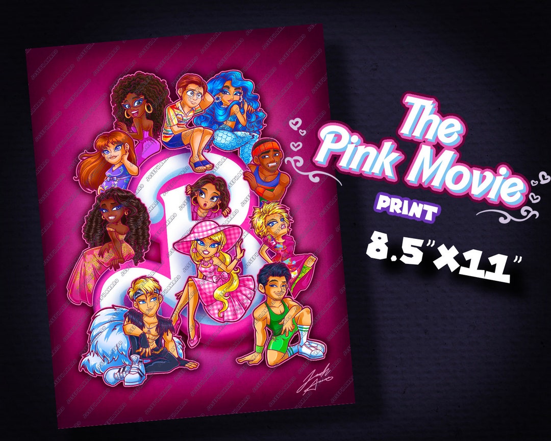 The Pink Movie Print - Etsy