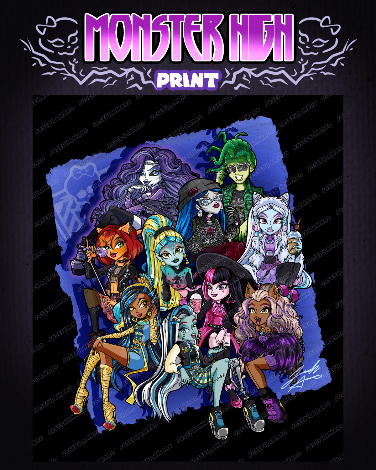 Monster Ghouls: New Ghouls in School Print - Etsy