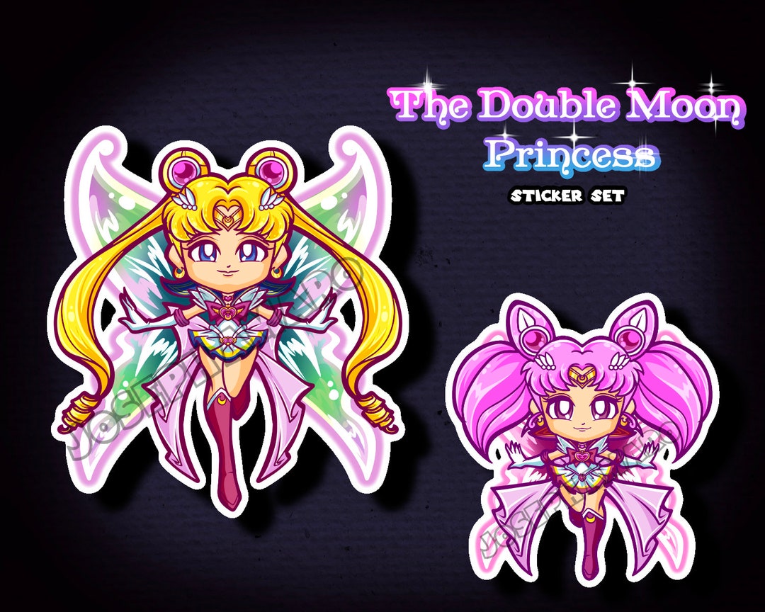 Double Moon Princess: Sticker Set - Etsy
