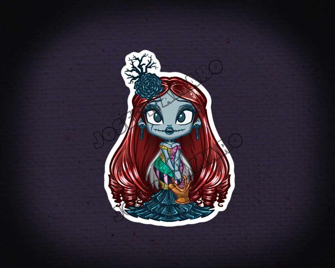 Nightmare Beforechristmas: Fashion Sally Sticker - Etsy