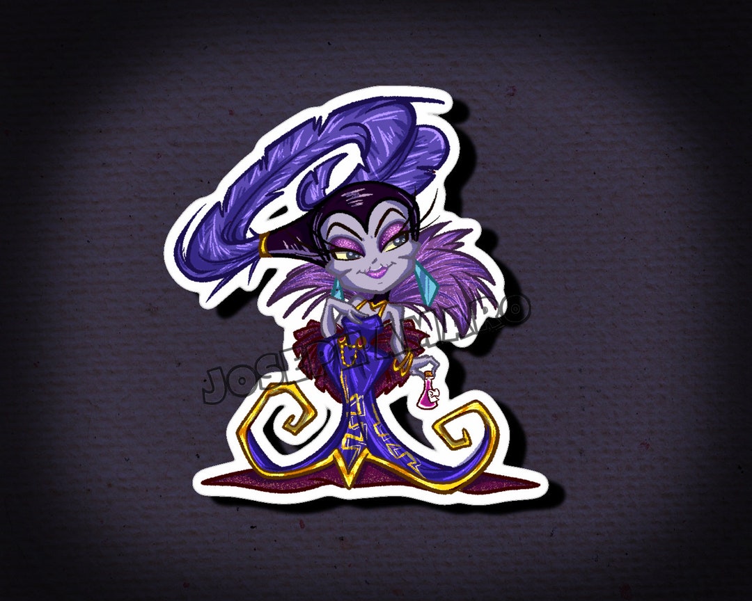 Villains of Darkness: Yzma Sticker - Etsy
